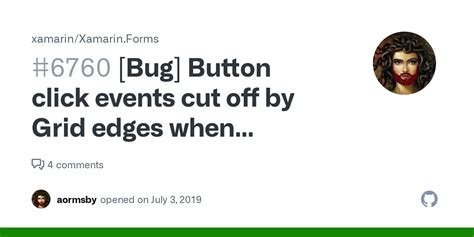 Bug Button Click Events Cut Off By Grid Edges When Translating It Outside Grid Cell Bounds