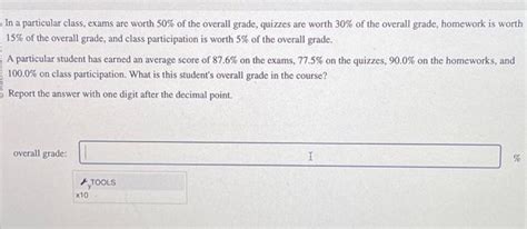 solved in a particular class exams are worth 50 of the