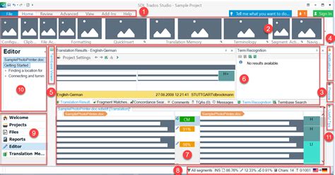 Editor View Screen Layout And Functionality