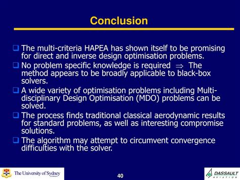 PPT Multi Objective Evolution Design For UAV Aerodynamic Applications PowerPoint Presentation