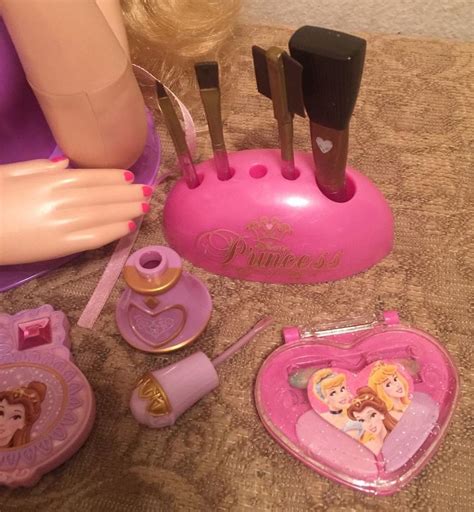 Disney Tangled Rapunzel Styling Head With Tinsel Hair 12 Tall 1826986878