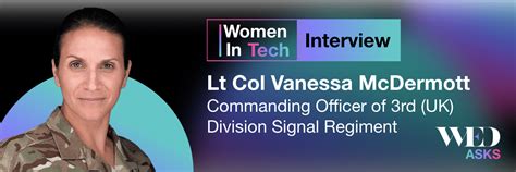 Womenintech Lt Col Vanessa Mcdermott Women Empowering Defence