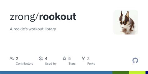Github Zrongrookout A Rookies Workout Library