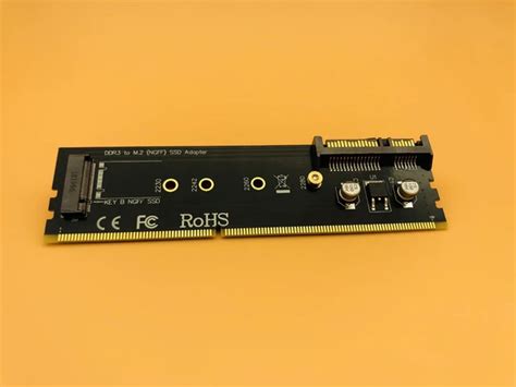 NEW M SSD DDR Adapter DDR To M SSD Raiser Riser Card M NGFF B Key Connector SATA Power