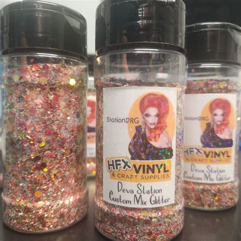 Deva Station Custom Mix Glitter Hfx Vinyl And Craft Supplies