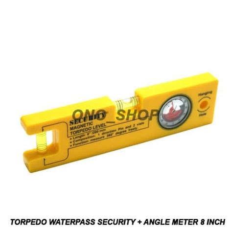Promo Torpedo Waterpass Security Angle Meter 8 Inch Diskon 23 Di