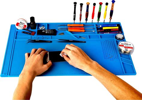 Techwave Kaisi S 180 Large Silicone Soldering Mat Magnetic Repair Work