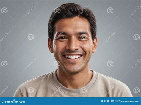 Portrait View Of A Regular Happy Smiling Peru Man Ultra Realistic
