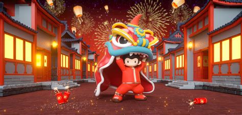 春节街道烟花背景图片 春节街道烟花背景素材图片 千库网