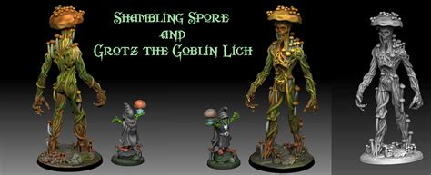 New Model Uploaded Shambling Spore And Goblin Lich Community Stories