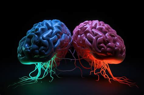 Premium Photo Brain With Electrical Impulses And Neural Endings Nervous System