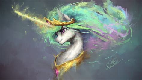 г нШ Я V Princess Celestia Принцесса Селестия Mlp Art