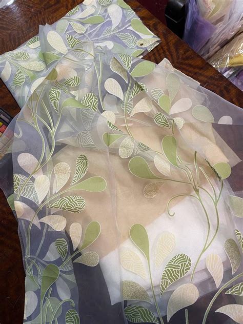 This Organza Is Ideal For Floral Decorationsinserts In Fabric Collages