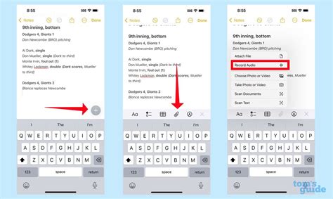 How To Make An Audio Recording In The IOS Notes Tom S Guide