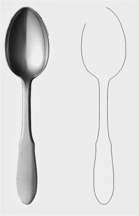 How To Draw A Spoon At Aaron Edwards Blog
