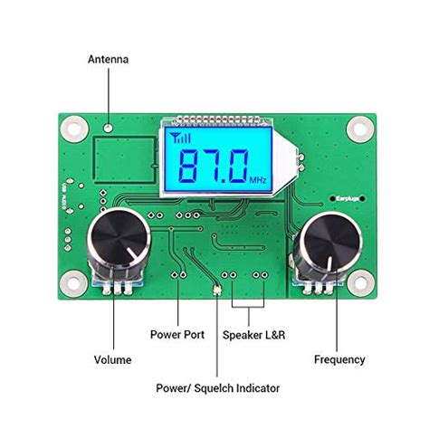 Digital Fm Receiver Module Icstation Radio Receiver Module Digital Stereo Board