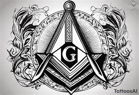 Masonic Square And Compass Knight Templar Crown Cryptic Mason Trowel And Board Tattoo Idea