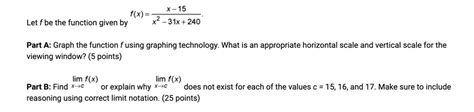 Solved Texts X 15 Fx Let F Be The Function Given By Fx X2