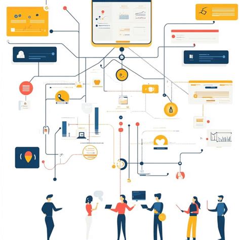 Infographic Of A User Journey Map With Key Stages Actions And