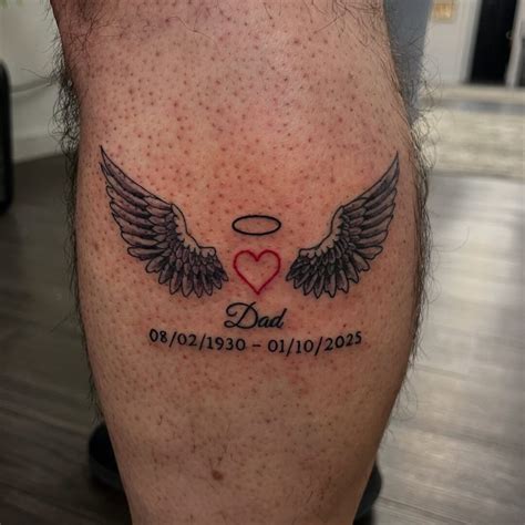 Memorial Tattoos For Dad Remembering A Fathers Love Forever