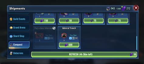 Fyi Fury Class Interceptor Is In The Conquest Store Rotation R