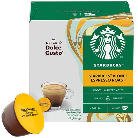 Starbucks Blonde Espresso Roast Smooth And Sweet Espresso 12 Coffee
