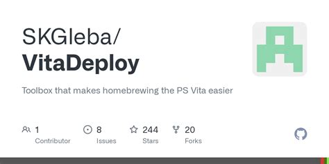 GitHub SKGleba VitaDeploy Toolbox That Makes Homebrewing The PS Vita Easier