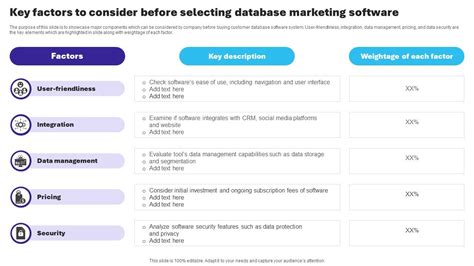essential guide to database key factors to consider before selecting