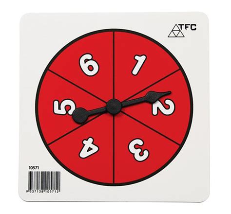 1 6 Number Spinner Tew