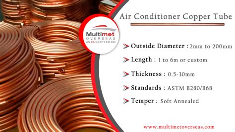 Air Conditioner Copper Tube Ac Copper Pipe Price Sizes