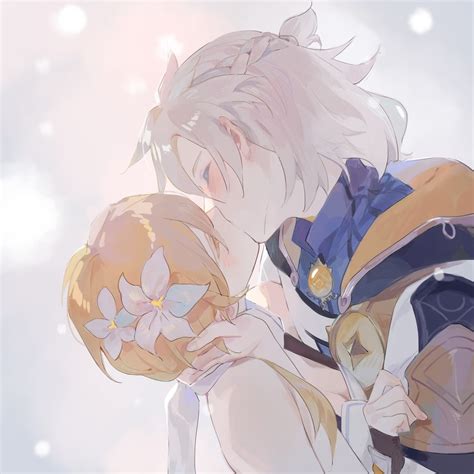 Lumine And Albedo Genshin Impact Drawn By Chajott Danbooru The Best Porn Website