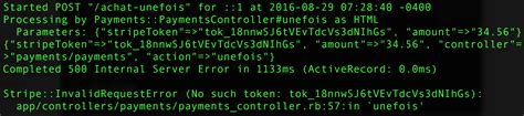 Railsstripe No Such Token Stack Overflow