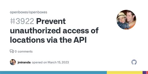 Prevent Unauthorized Access Of Locations Via The Api · Issue 3922