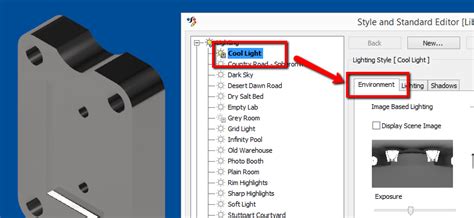 How To Suppress Environment Reflection In Assembly Part Environment In Inventor