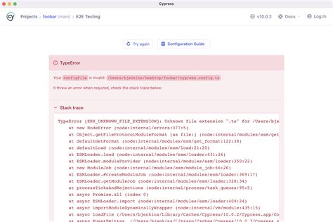Cypress 1002 ` Errunknownfileextension ` · Issue 673 · Cypress Io
