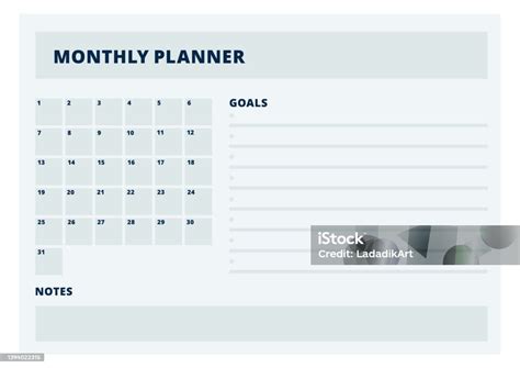 월간 플래너 페이지 일정 및 프로젝트 구성 도우미 템플릿 0명에 대한 스톡 벡터 아트 및 기타 이미지 0명 계획 공란