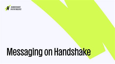 Messaging On Handshake