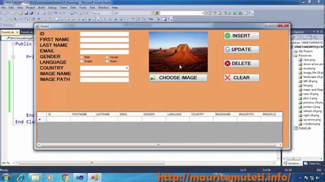 16 Vbnet And Mysql Database Crud How To Filter Image Types Png   Youtube