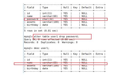 Mysql —— 表的基本操作 Csdn博客