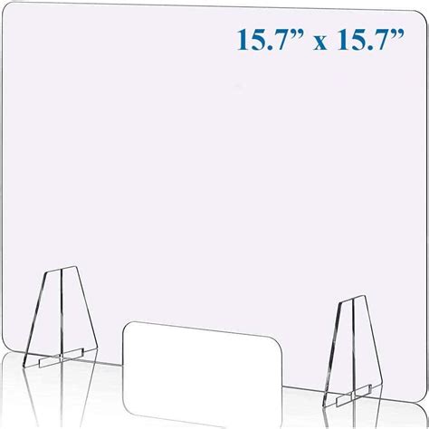 16inchx16inch Plexiglass Shield Clear Acrylic Snee Vicedeal