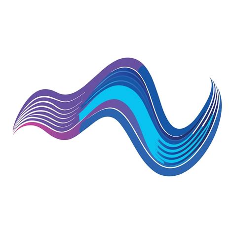 Flowing Particles Wave Pattern Colorful Blue And Purple Gradient Color