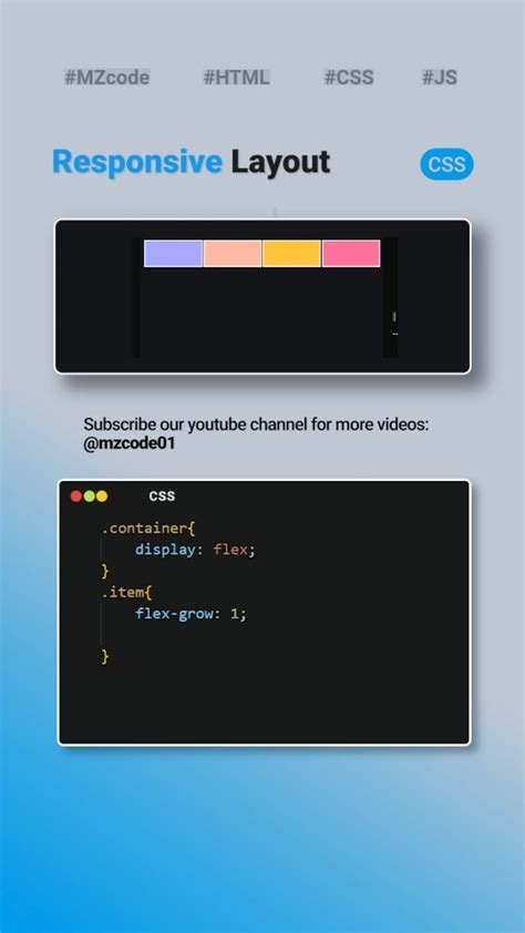 Html Css Javascript 🔥css Responsive Layout ️ Reels Reelsvideo