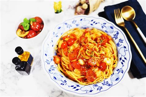 토마토 스파게티 만들기 W 방울토마토 파스타 종류 스파게티면 삶는 시간 네이버 블로그