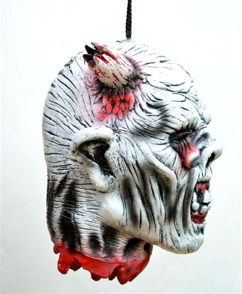 Life Size Zombie Rotting Corpse Severed Head Acid Halloween Masks Are Scary Af