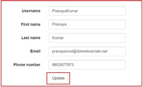 Update And Delete User Account In ASP NET Identity Dot Net Tutorials