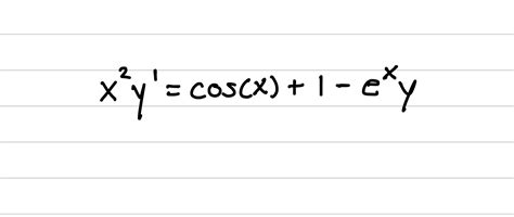 Solved 4 Part Question Is The Differential Equation 1 Chegg Com
