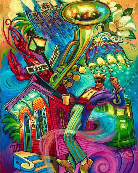 New Orleans Art Style New Orleans Illustration Art New Orleans