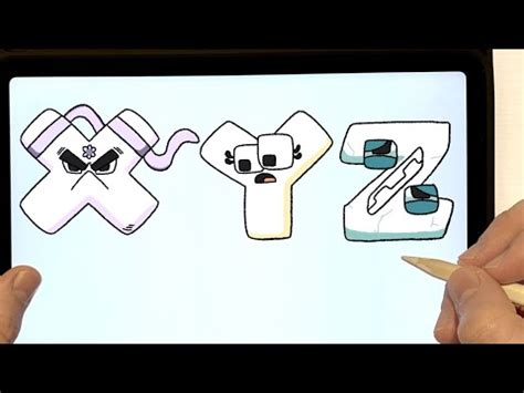 Como Dibujar ALPHABET LORE (X-Y-Z) - YouTube