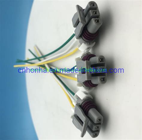 3 Pin Female Delphi Waterproof Electrical Auto Connector Wire Harness China Auto Connector And