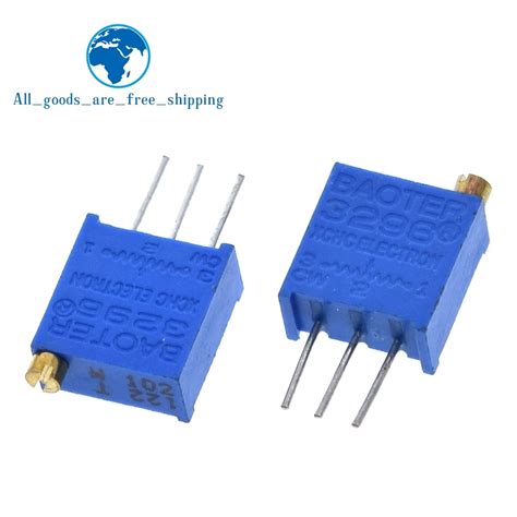 10pcs 3296w 50 100 200 500 1k 2k 5k 10k 20k 50k 100k 200k 500k 1m Ohm